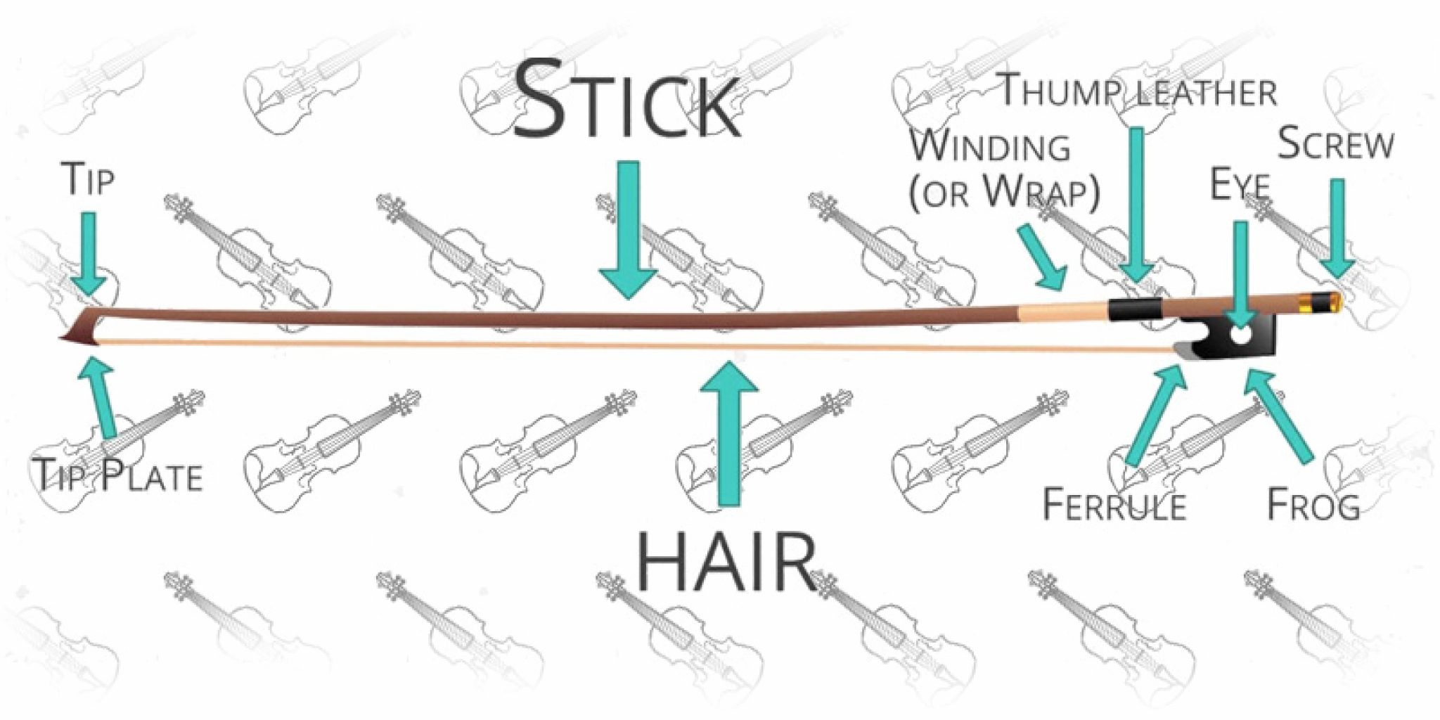 The 8 Best Violin Bows For Beginners + Great Buyers' Guide!