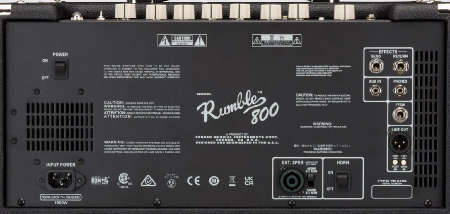 Fender Rumble 800 Combo Review: Amazing Bass Combo Amp!