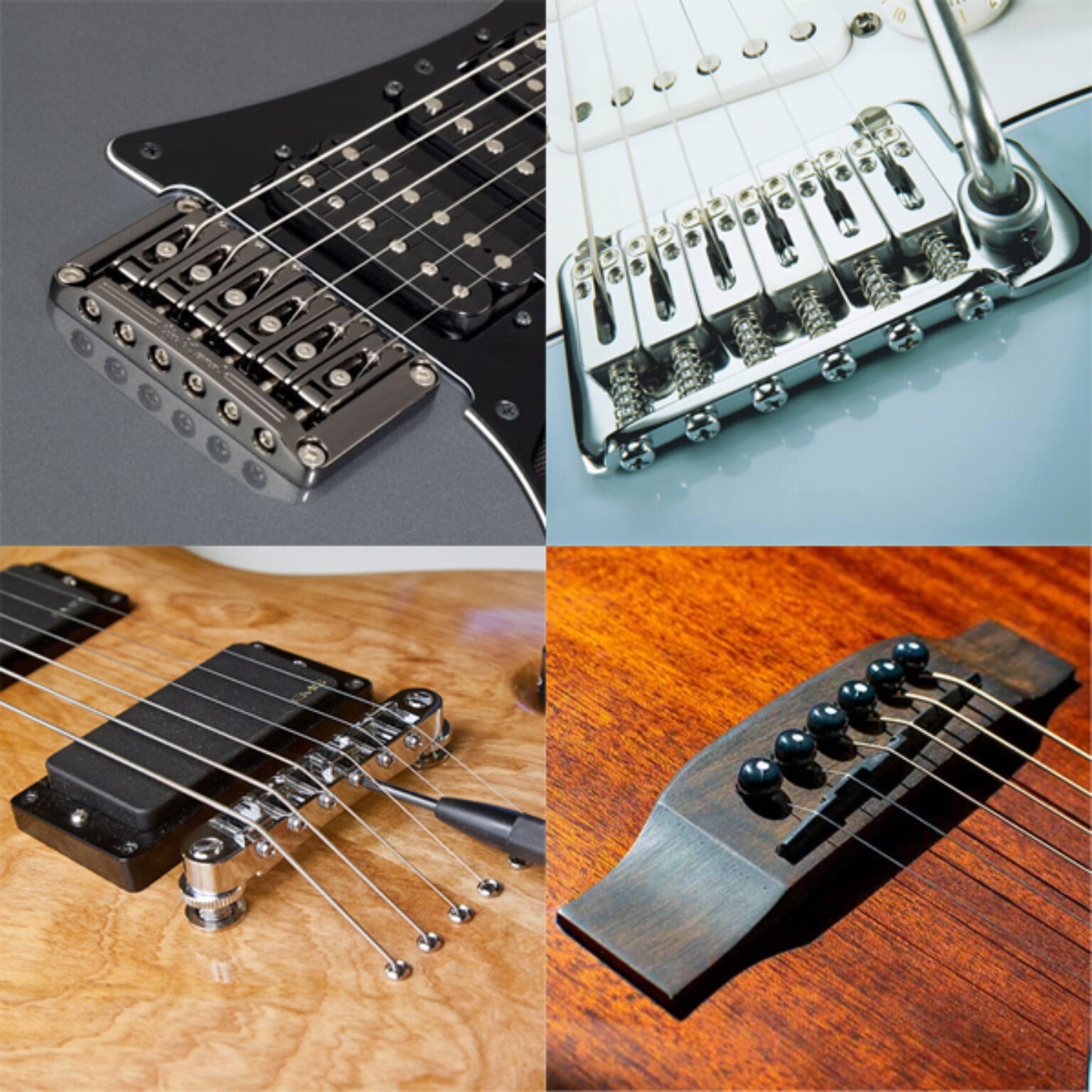 Guitar Bridge Types - Learn Everything About Them! (2023)